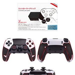 Hotline Games 2.0 Plus Controller Grip Compatible with PS5 Dualsense Edge Controller Controllers Grips Tape, Anti-Slip, Sweat-Absorbent, Easy to Apply (for Handle Grips+Buttons+Triggers)