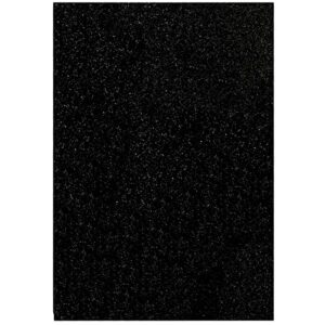 black glitter cardstock - 25 sheets a4 black cardstock for cricut, black glitter paper for diy projects, scrapbooking, invitations - 250 gsm card stock easy to cut and diy