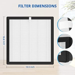 G3 Air Purifier Replacement Filter for AMEIFU, Compatible with AMEIFU G3 (Sferf-30) Air Purifier and VEWIOR A3 Air Purifier filter 3-IN-1 H13 True HEPA, 2 Pack