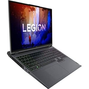 Lenovo 2022 Legion 5 Pro 16" QHD 165Hz Gaming Laptop, AMD Ryzen 9 6900HX, 32GB DDR5 RAM, 2TB PCIe SSD, NVIDIA GeForce RTX 3070Ti, Backlit Keyboard, 720P Webcam, Grey, Win 11, 32GB SnowBell USB Card