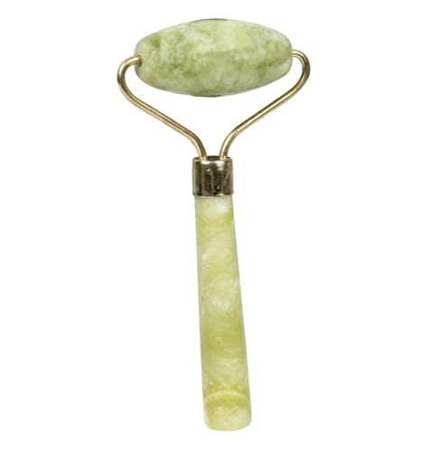 Jade Roller Anti Aging Massage and Lymph Drainage Tool, for Neck Eyes and Body. Wrinkles and Fine Lines