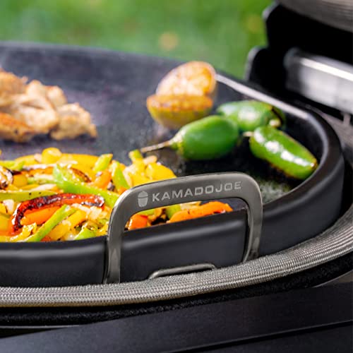 Kamado Joe KJ15094622 Karbon Steel Griddle for Big Joe Grills, Black