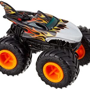 Hot Wheels Monster Trucks, 1:64 Scale Monster Trucks Toy Trucks, Set of 4, Giant Wheels, Favorite Characters and Cool Designs