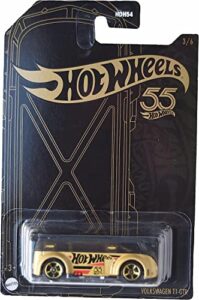 hot wheels volkswagen t1 gtr, 55th anniversary peal & chrome chase