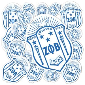 zeta phi beta sticker vinyl decal laptop water bottle car scrapbook (type 3-3)