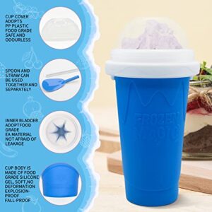 Slushy Cup Slushy Maker Cup TIK TOK Frozen Magic Squeeze Cup - Quick Cool Slushy Milk Shake Ice Cream Smoothies Cup