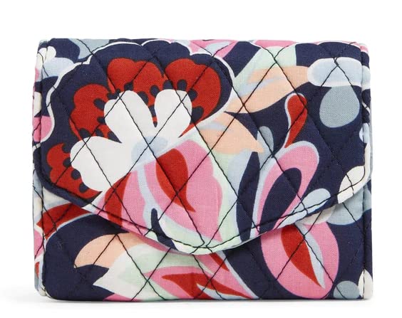 Vera Bradley RFID Mini Tri-Fold Wallet, Mod Paisley