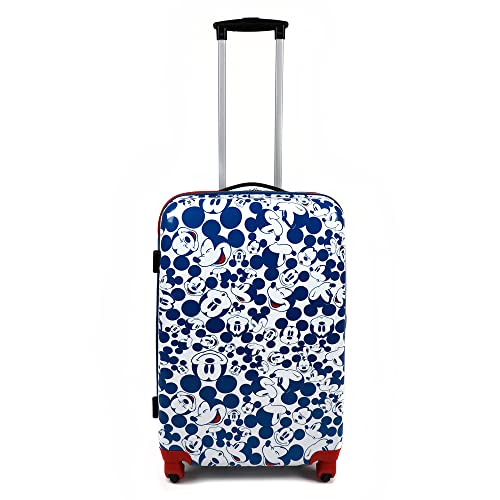 Disney Mickey Mouse 24 Inch Blue Rolling Luggage