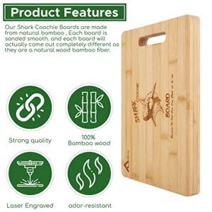 ATFIRM shark coochie board, Bamboo cutting board, shark coochie charcuterie board for kitchen meat, cheese chopping block, funny charcuterie board, laser engraved large charcuterie board (10’’ x 7’’)