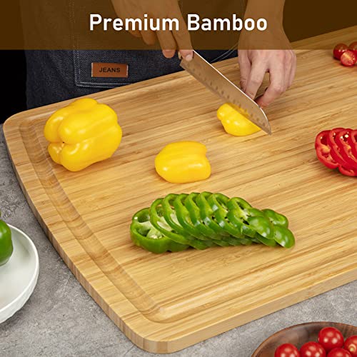 Fashionwu Noodle Board Stove Cover for Gas Stove and Electric Stove, Wood Stove Top Cover Cutting Baord, Bamboo Work Surface Over Sink