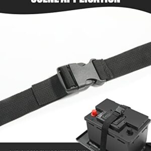 AOCISKA 39 Inch Battery Strap with Buckle,Battery Tie Down Strap,Battery Box Strap,Quick-Release Polypropylene Webbing Strap,Safely Secures Your Battery Box,Battery Straps for Cars Trucks Boats