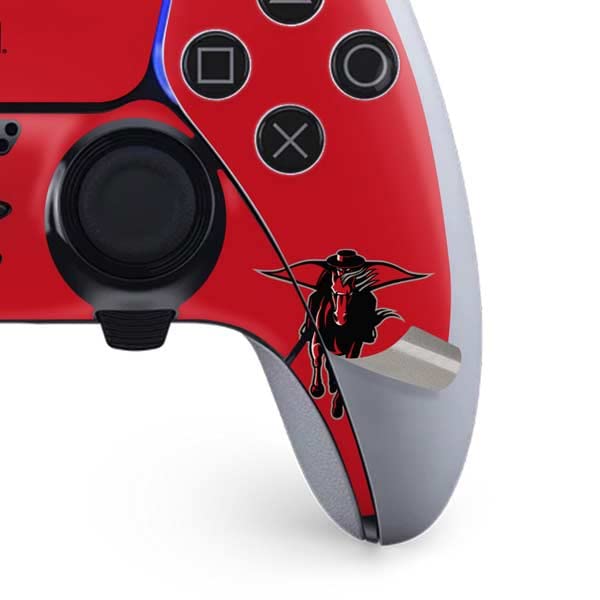 Skinit Gaming Decal Skin Compatible with PS5 DualSense Edge Pro Controller - Officially Licensed Texas Tech Red Raiders Design