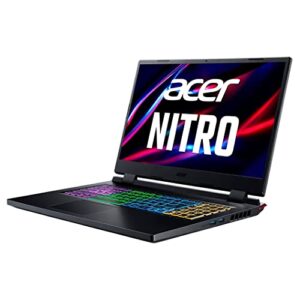 Acer Nitro 5 Gaming Laptop, 17.3'' FHD IPS 144Hz, 12th Gen Intel 12-Core i5-12500H, GeForce RTX 3050, 8GB RAM, 256GB PCIe SSD, Thunderbolt 4, RGB KB, WiFi 6, Win 11 Pro, Black, (AN517)