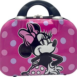 Fast Forward Kid’s Licensed Hard-Side 20” Spinner Luggage Carry-On Suitcase and Beauty Case Set (Minnie Mouse)