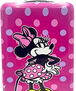 Fast Forward Kid’s Licensed Hard-Side 20” Spinner Luggage Carry-On Suitcase and Beauty Case Set (Minnie Mouse)