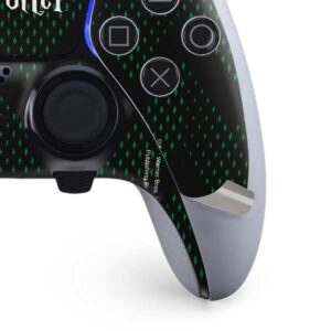 Skinit Gaming Decal Skin Compatible with PS5 DualSense Edge Pro Controller - Officially Licensed Warner Bros Team Slytherin Design