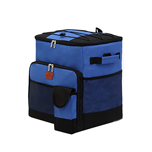 HOMHOLDON 60 Cans Insulated Cooler Bag Cooler Backpack with Handles Waterproof Lightweight Backpack for Camping,Picnic,Hiking,Beach,Park,Outdoor Activities(Blue)