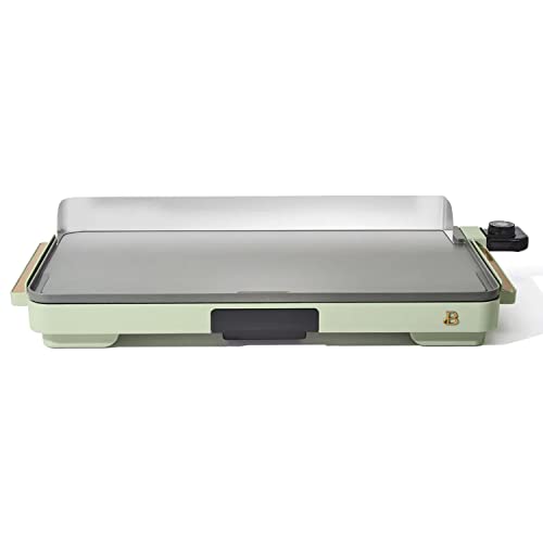 Beautiful 12" x 22" Extra Large Griddle, by Drew Barrymore (Sage Green)