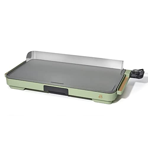 Beautiful 12" x 22" Extra Large Griddle, by Drew Barrymore (Sage Green)