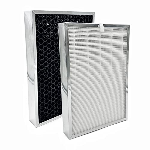 2 pack MA-125 Replacement air Filter, 3-in-1 Compatible for Medify Air Purifier MA-125,MA-125R H13 True HEPA, by Can-Meageren