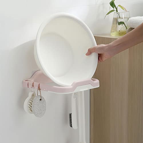 Multifunction Wall Mounted Washbasin Holder Cleaning Brush Hanging Storage Rack washbasin holder