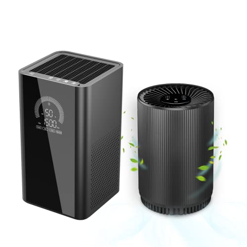 (2 Pack KJ80 Air Purifier + 1 Pack KJ150 Air Purifier Combo Purchase), Druiap Air Purifiers for Home Bedroom with H13 HEPA Air Filter, for Office,Babyroom,Living Room,Kitchen,Apartment,Ozone Free