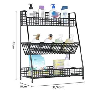 CHUNYU Floor-to-Ceiling Storage Box Bathroom Good Things Rack Bathroom Sink Cosmetics Desktop