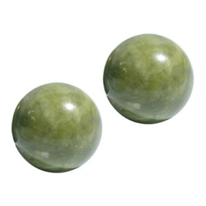 fomiyes 2pcs massage handball garnish tools skeeball jade baoding balls hand exercise balls meditation balls health exercise balls hand rolling balls hand exercise rolling balls