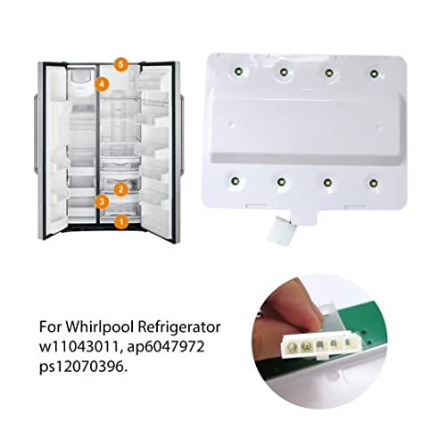 Replacement LED Light Module Compatible for Whirlpool Refrigerator W11043011, AP6047972, PS12070396