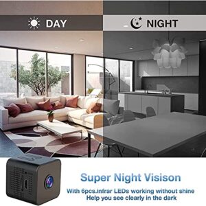 Webookers WB Hidden Camera - Spy Camera - Nanny Cam - Small Cameras for Spying - Indoor and Outdoor Camera with Night Vision - Surveillance Camera Full HD