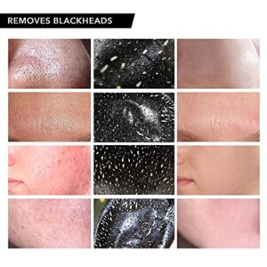 Blackhead Remover Mask, Black Peel Off Mask With Brush, Charcoal Face Mask For Nose Blackhead Remover, Blackhead Mask For All Skin Types