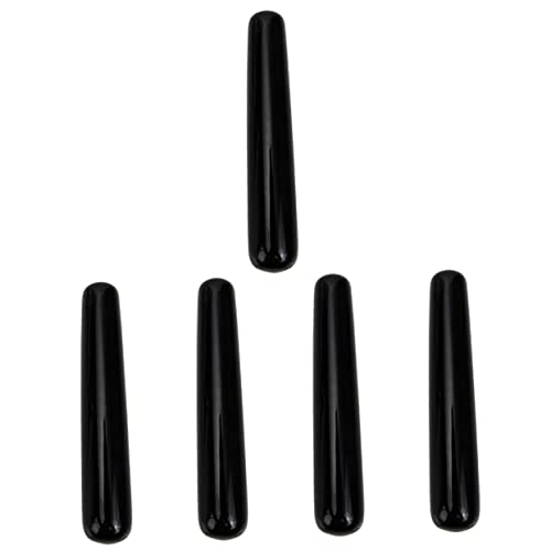 DOITOOL 5pcs Jade Massager Fascia Tool Skincare Tool Eye Massagers Facial Reflexology Tools Guasha Facial Tool Chinese Massage Tools Body Massaging Stick Jade Acupressure Wand Massage Wand