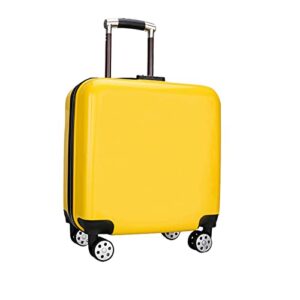 aiverc carry on suitcase rolling luggage wheeled bag 18 inch kids suitcase boy girl carry-ons abs luggage students trolley suitcase