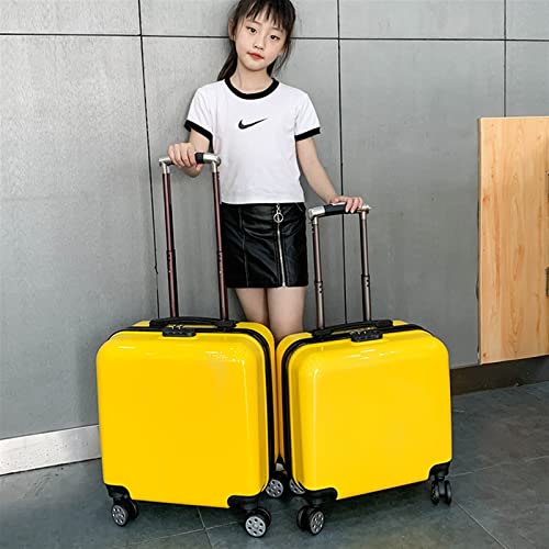 AIVERC Carry on Suitcase Rolling Luggage Wheeled Bag 18 inch Kids Suitcase Boy Girl Carry-Ons ABS Luggage Students Trolley Suitcase