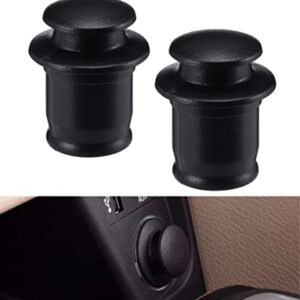 ESEWALAS 2 Pack Universal Cigarette Lighter Plug Cover,Dustproof Car Cigarette Lighter Cover Cap,Waterproof Car Accessory Car Cigarette Lighter Socket Plug Cover