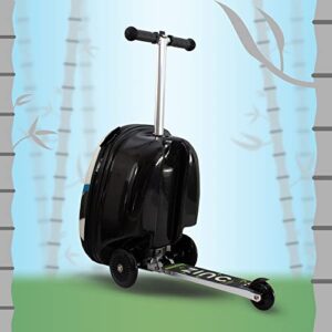 FLYTE 18 Inch Midi Kids Luggage Scooter Suitcase - Penni the Panda, Hardshell, Ride On with Wheels, 2-in-1, 25 Litre Capacity