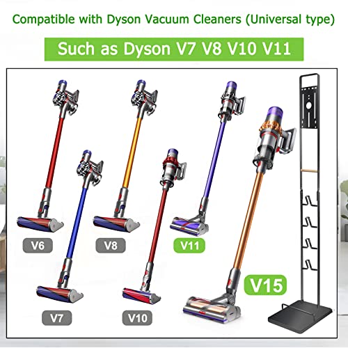 Haturi Vacuum Stand for Dyson V15 V11 V10 V8 V7 V6 & Under Sink Organizers and Storage