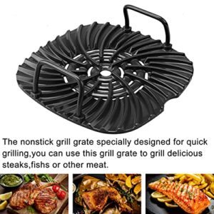 Grill Grate Compatible with Ninja AG301 Foodi,Accessories for Ninja Foodi 5-in-1 Indoor Grill,Non-stick Replacement Grill Griddle for Ninja Foodi AG300,AG400,AG302,EG201,LG450CCO,LG450CO,IG351A,IG302Q