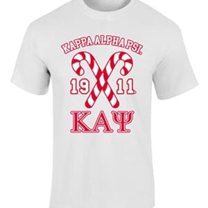 Kappa Alpha Psi Fraternity Canes Graphic Print Short Sleeve T Shirt Red X-Large Regular