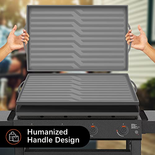 Fatyehx 28 inch Griddle Silicone Mat, Heavy Duty Food Grade Grill Mat cover For 28" Blackstone, Grilling Top Covers Griddle Accessories Outdoor Protector, Handy Waterproof Griddle Preserves.