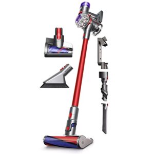 pure garden dyson v8, red