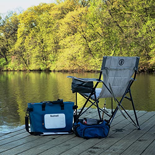 Bushnell Soft Cooler | Insulated Portable Ice Chest The Best Bag Cooler for Beach, Drinks, Beverages, Travel, Camping, Picnic, Leak-Proof with Waterproof Zipper - 30 Can Capacity