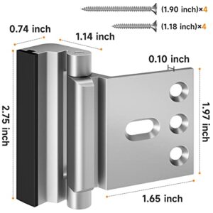 Door Reinforcement Lock - Easy Installation, Durable and Child-Safe Home Security Lock to Prevent Unauthorized Entry