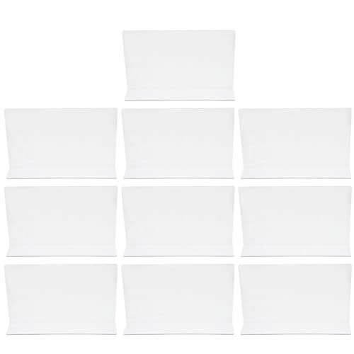 Yardwe 10pcs Partition Plate Clear Shelf Clear Acrylic Shelf Plastic Shelves Closet Divider Shelfs Wood Shelf Dividers Store Storage Rack PVC Side Splitter Goods Classification Board T