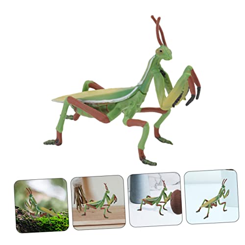 HANABASS 1pc Plastic Mantis Ornaments Outdoor Outdoor Animal Statues Plastic Animals Figures Flying Figurine Garden Decoration for Static Plastic Decorative Mantis