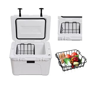 cooler basket compatible with yeti tundra 50 or 65, dry goods trays compatible with cabela's 60qt, igloo 52qt, ozark trail 52qt,pelican elite (45 & 70) etc