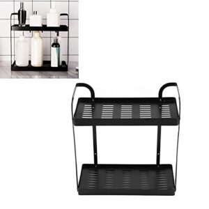 Kadimendium Kitchen Storage Rack, Sturdy Structure Wall Rack Simple Style Rustproof Home Decoration for Room