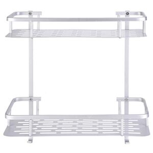 aluminum bathroom storage rack, bathroom storage shelf, sturdy living room for home bathroom kitchen