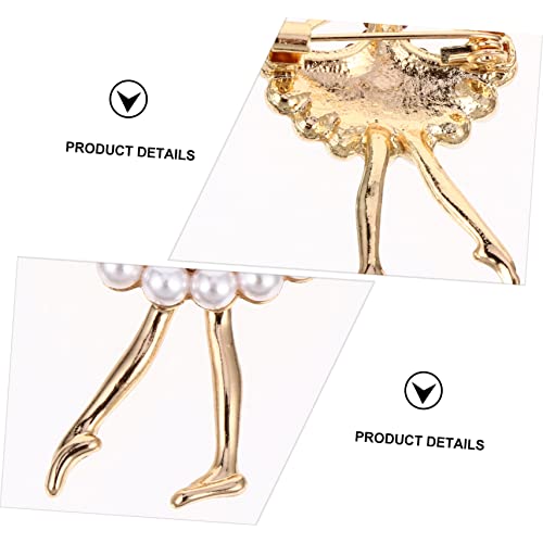 Tofficu 1pc Girl Brooch Cap Decorations Rhinestone Accessories for Women Rhinestone Brooch Alloy Rhinestone Brooch Pin Backpacks Jackets Hat Peal Breastpin Zinc Alloy Brooch Zinc Alloy