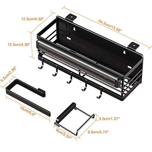 LIVOD Griddle Caddy for Blackstone Griddle Accessories, Blackstone Griddle Caddy Grill Accessories Storage Box for Blackstone 28”-36” Griddle, BBQ Accessories with a Magnetic Tool Holder Set